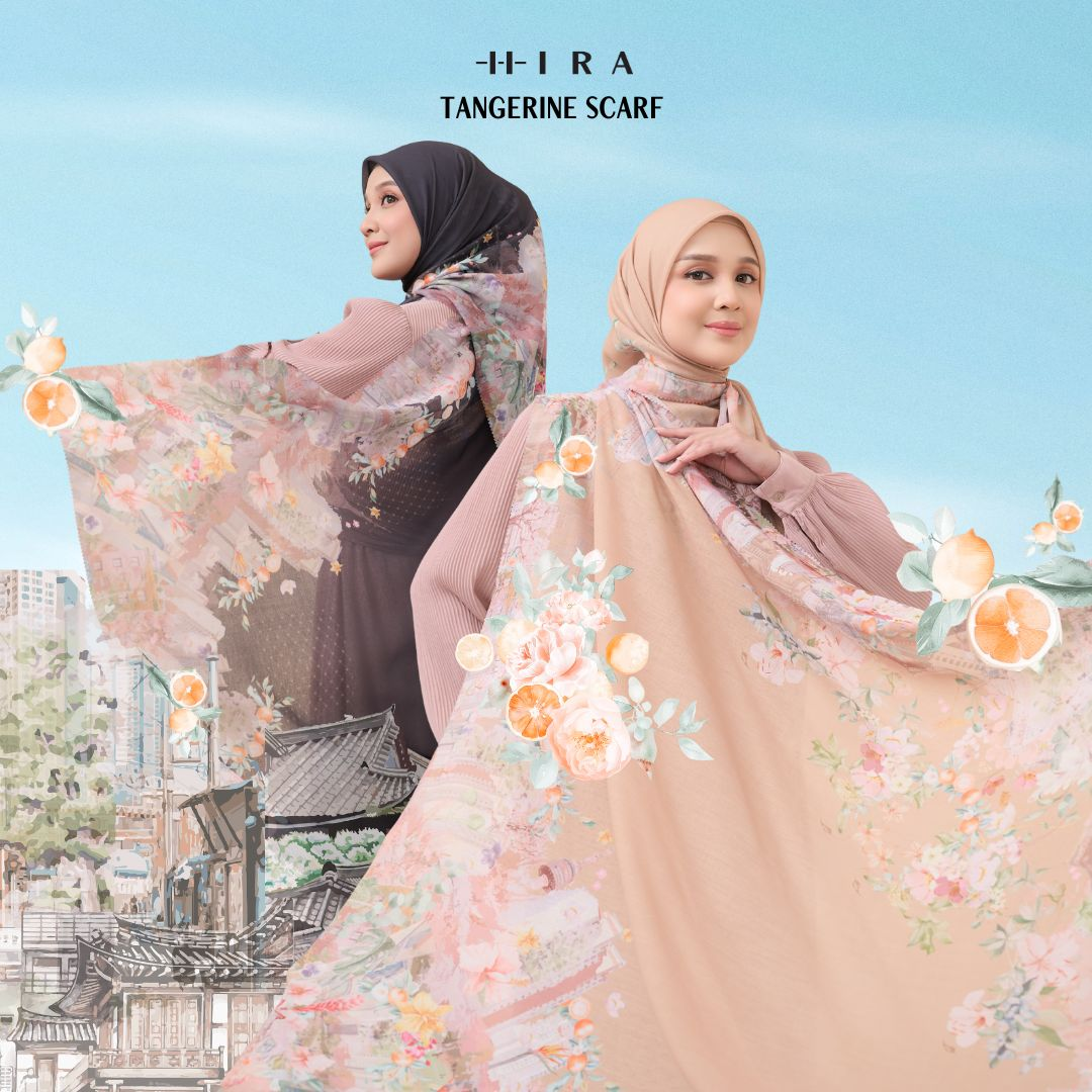 Tangerine Scarf – HIRA